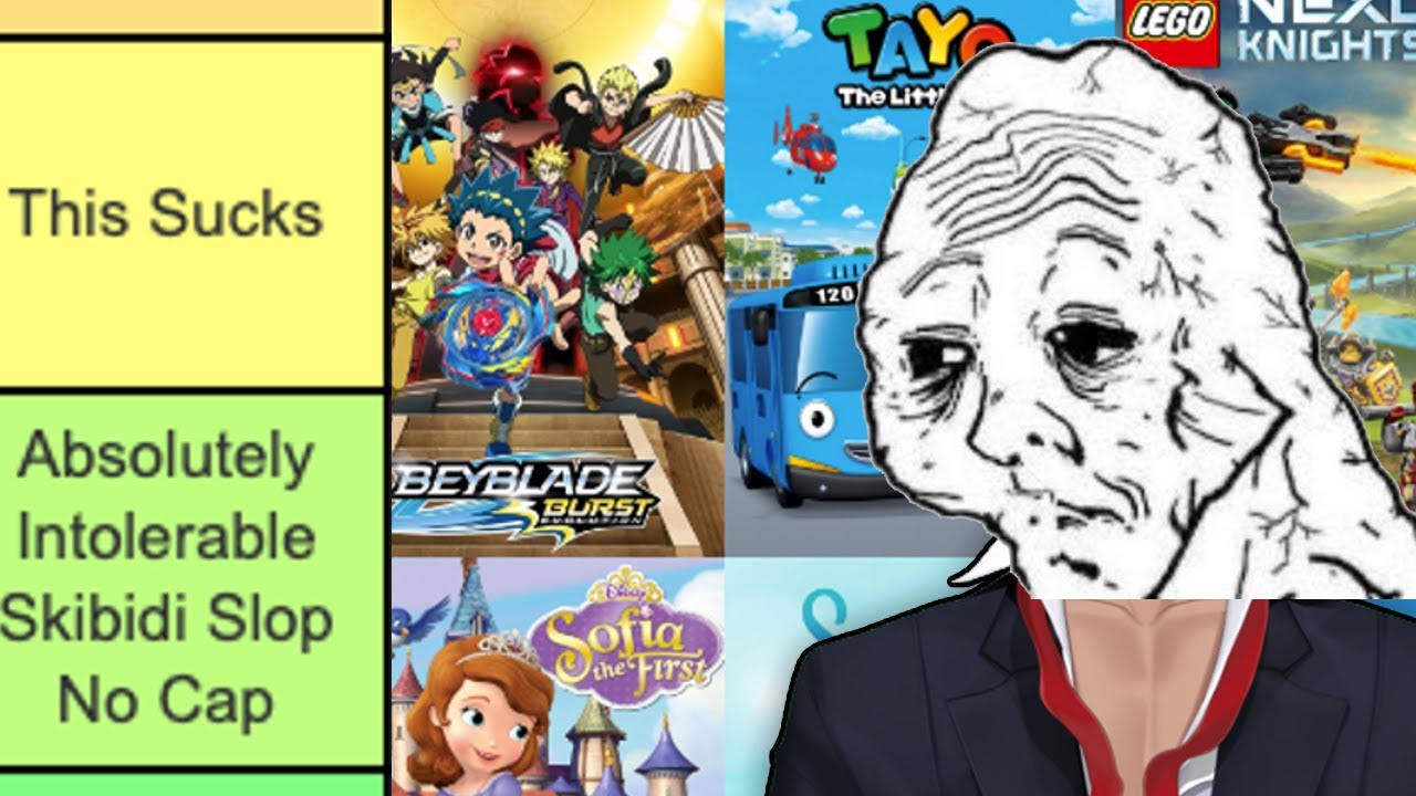 VTuber Dad Ranks Gen Alpha Cartoons - YouTube