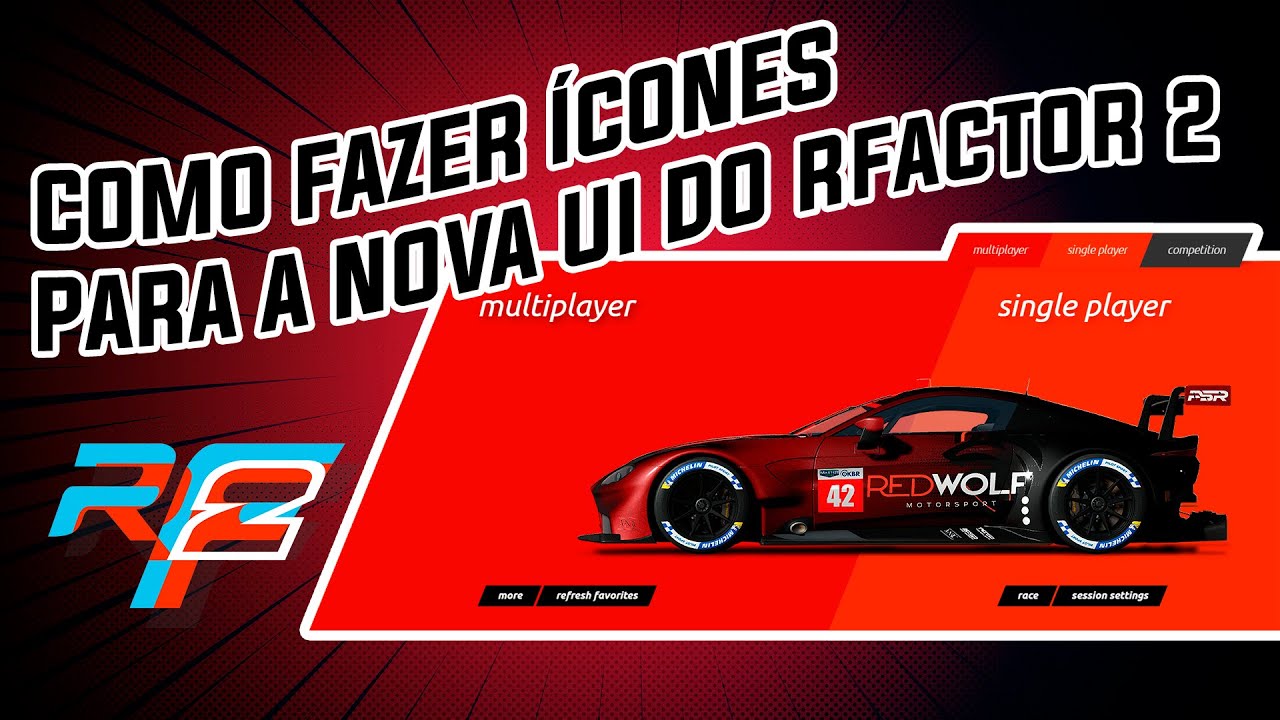 COMO FAZER ÍCONE PARA A NOVA INTERFACE DO RFACTOR 2 (HOW TO MAKE AN ...