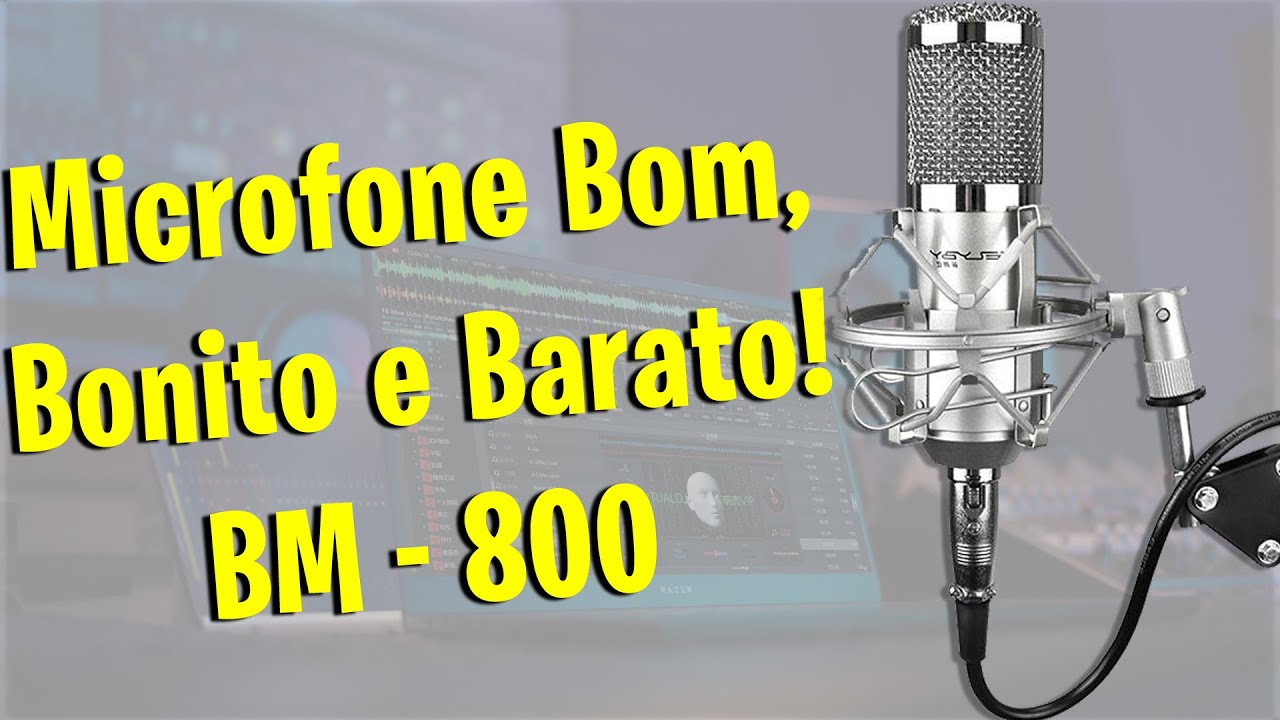 BM-800 É BOM? TESTANDO E COMPARANDO! BOM CUSTO X BENEFÍCIO - YouTube