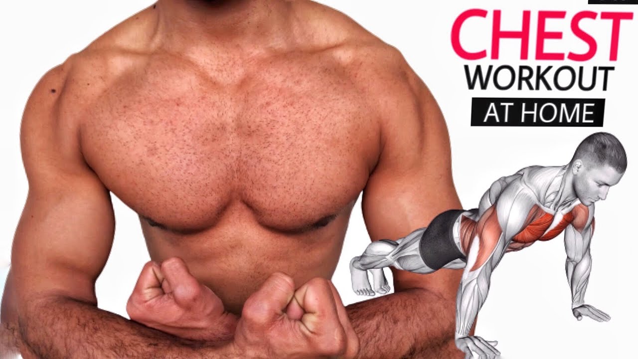 How to Increase Chest In 10 Days At Home ( No Gym - No Equipment ...