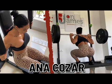 Ana Cozar Leg Training At Home