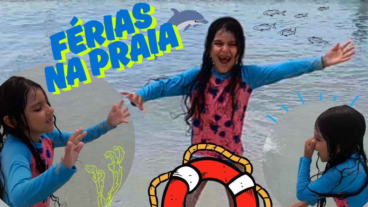 🏖️ Férias na Praia com a Família - Desafio Divertido 🏖️ - YouTube