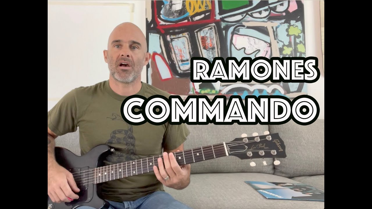 Commando The Ramones Guitar Lesson + Tutorial - YouTube
