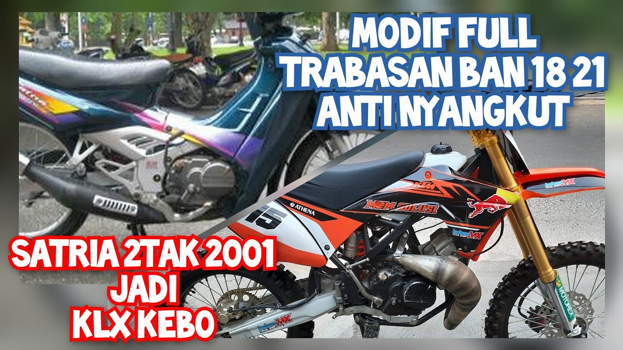 suzuki satria trail klx gordons, modifikasi trail satria 2tak modif ...