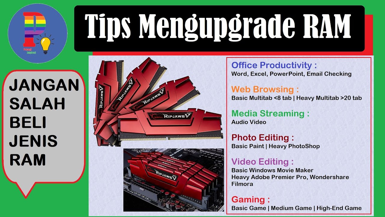 Tips Mengupgrade RAM | How To Upgrade RAM - YouTube