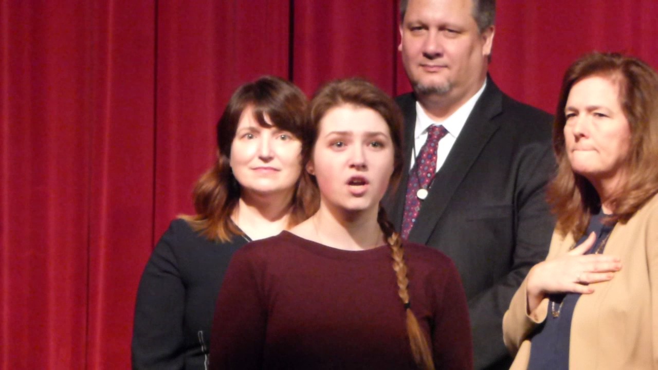 Caroline Friend National Anthum - YouTube