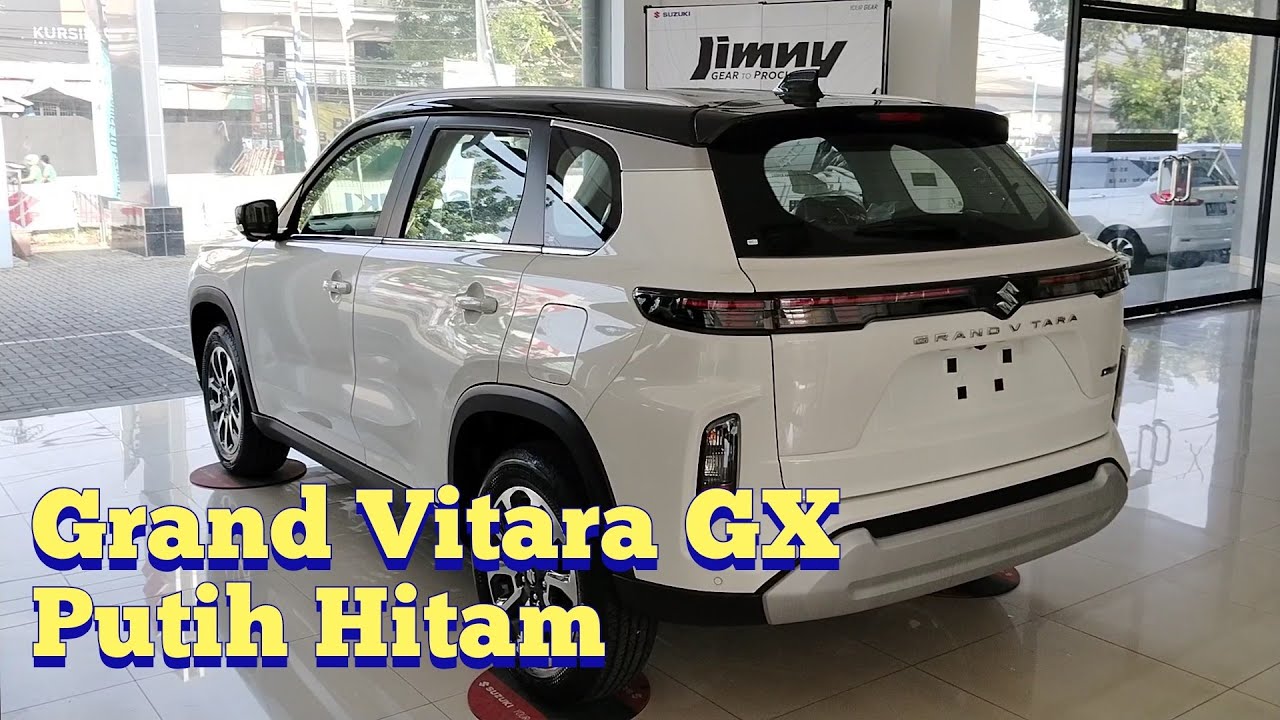 Grand Vitara GX AT White Black Two Tone (Hitam Putih) | Dealer Suzuki ...