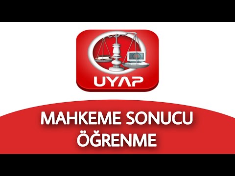 UYAP MAHKEME SONUCU ÖĞRENME - MAHKEME KARARI GÖRME