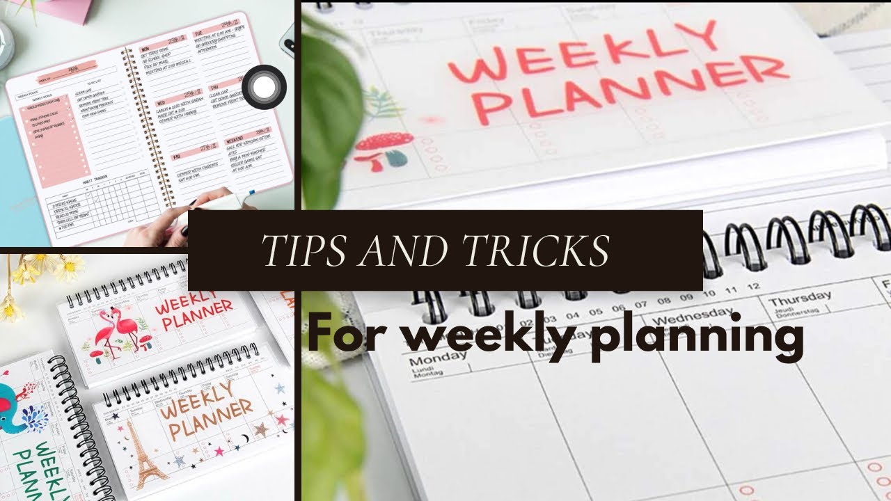 How to make effective week plan tips and tricks - YouTube