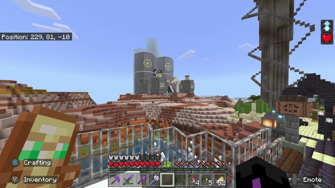 I used 30,000 blocks of stone on this castle - YouTube