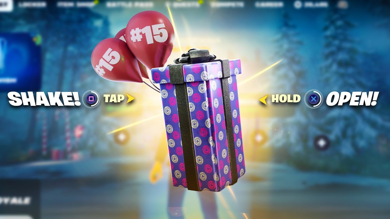 15th PRESENT NOW in Fortnite! - YouTube