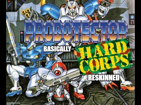 Probotector Review Or Contra Hard Corps Reskinned For European Markets ...