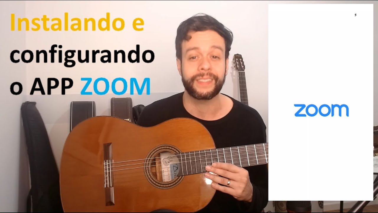 #05 Como ter Aulas de Violão por Vídeo Chamada - Instalando o APP Zoom ...