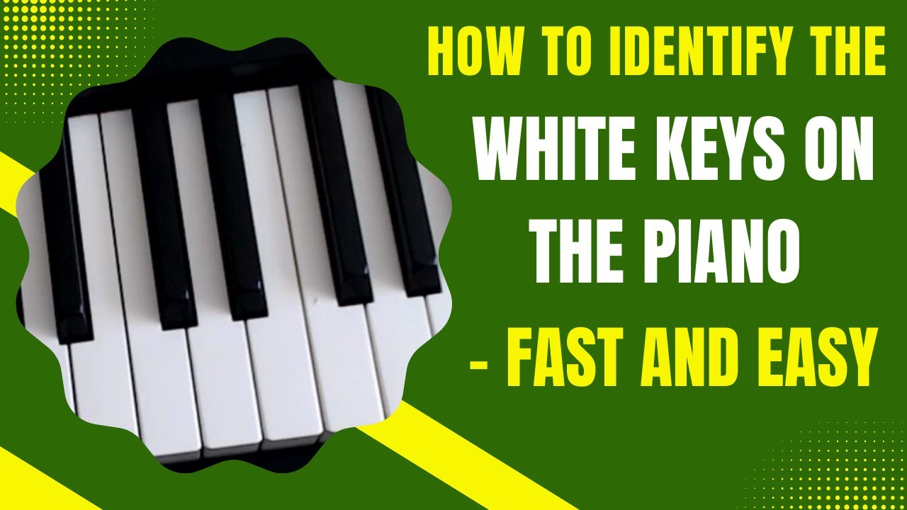 How to Identify the White Keys on the Piano – Fast and Easy - YouTube