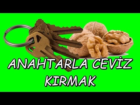 ANAHTAR İLE CEVİZ KIRDIM VALLAHA KIRILDI :)