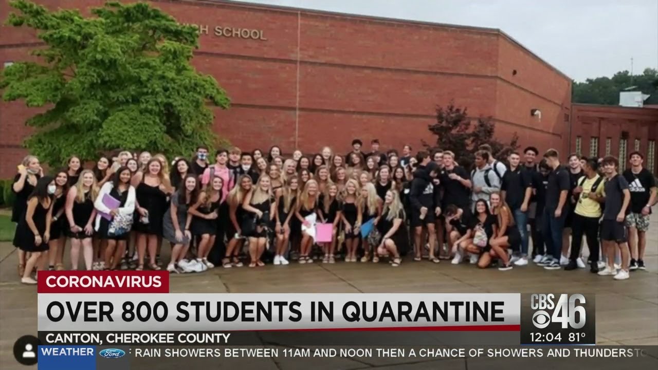 Over 800 students in quarantine - YouTube