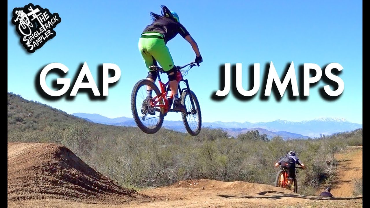 THESE GAP JUMPS WERE BIGGER THAN I EXPECTED! // The Singletrack Sampler ...