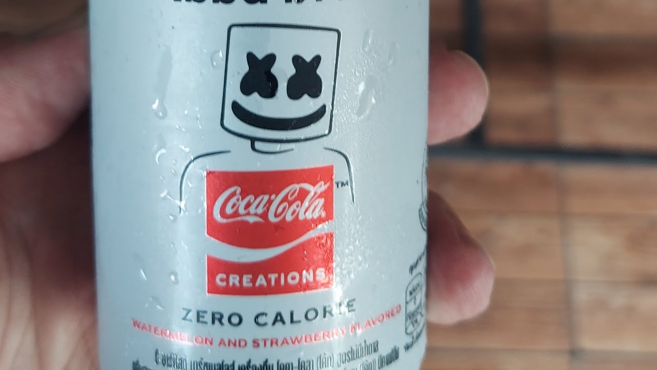 Marshmello limited edition Coca-Cola - YouTube
