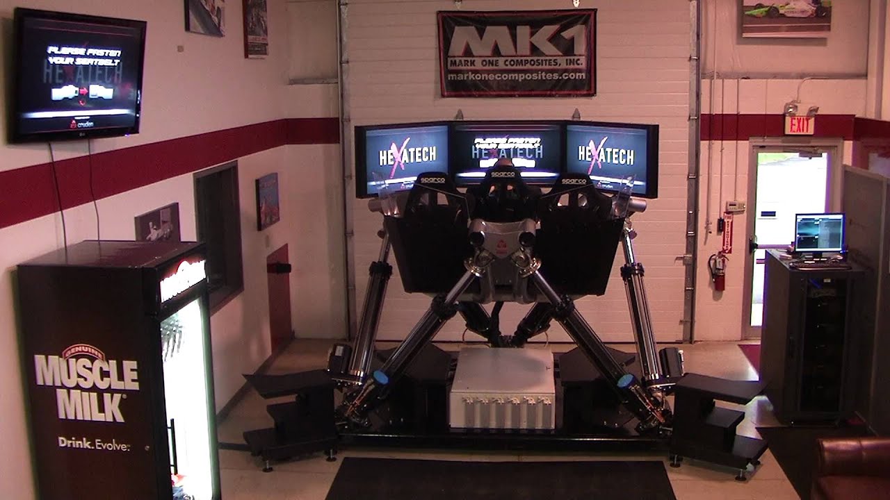 Cruden Racing Simulator with Mark One Composites - YouTube