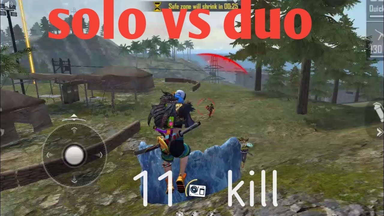 Solo vs duo 11 Kill best Ranked Game play _Garena free fire - YouTube