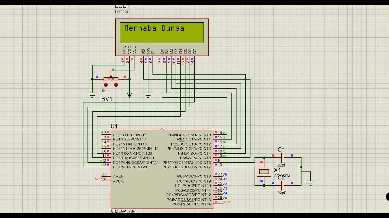 Lcd Programlama 3 8 Bitlik Kullanımı Youtube