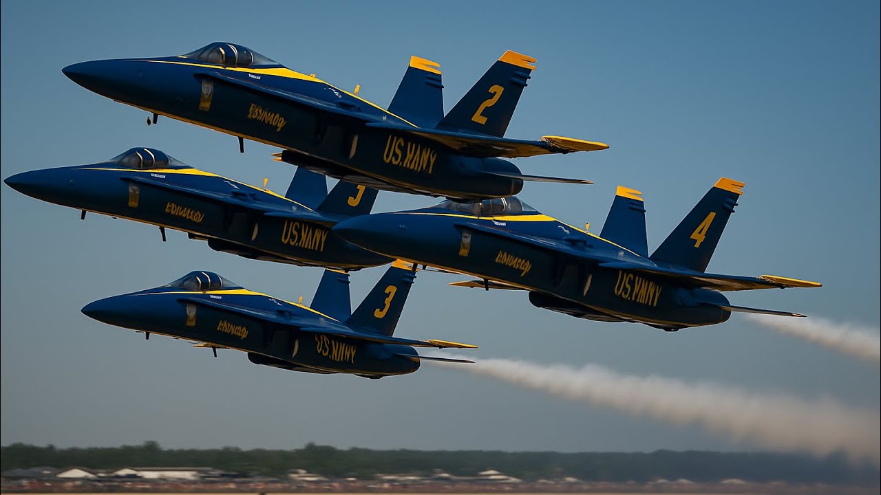 Soaring with the Blue Angels | Inspiring Military Jet Footage ...