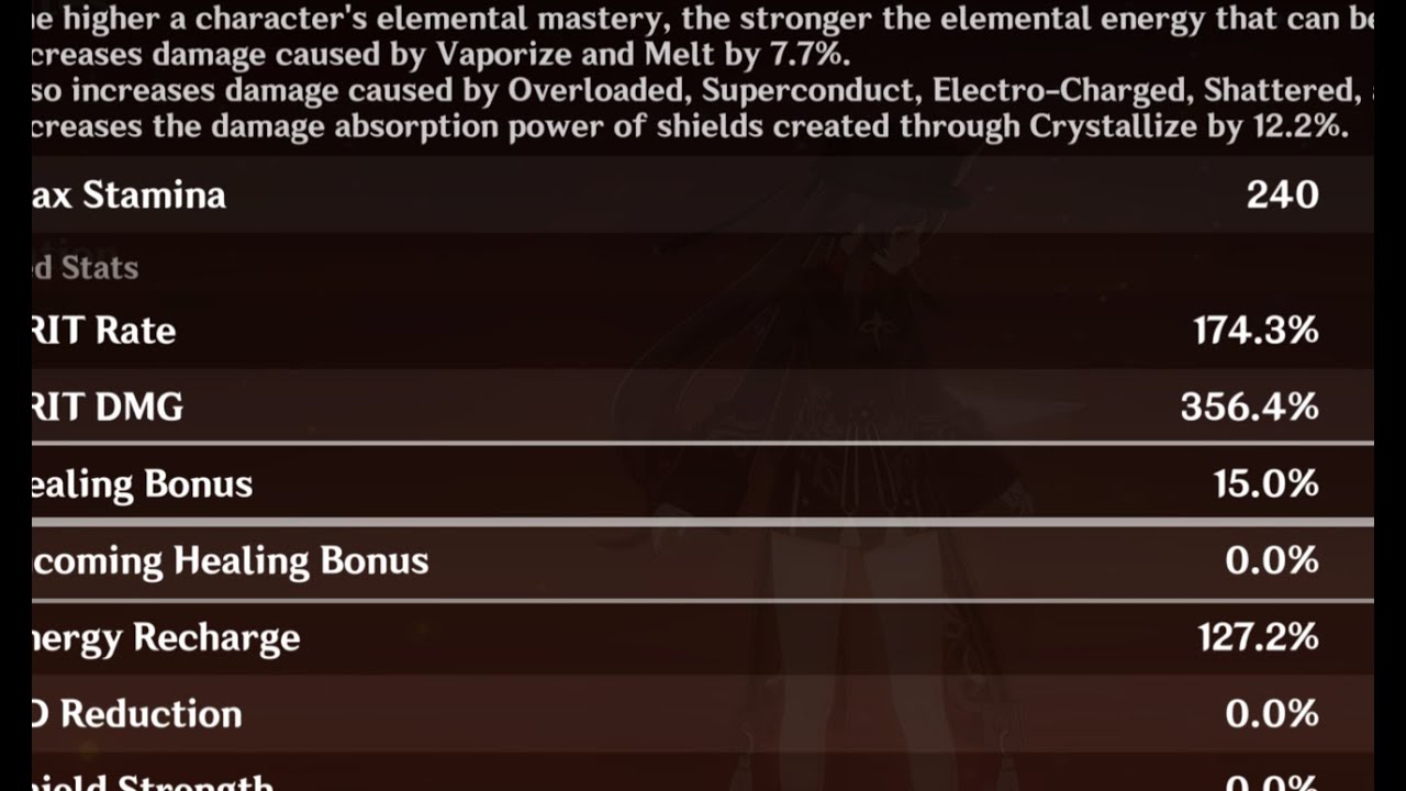 Teyvat Highest Crit？！？！For crit stat for Hu tao！ - YouTube