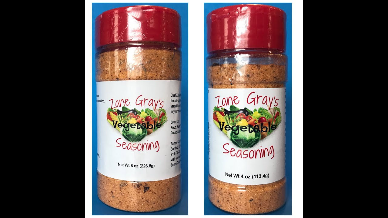 Zane Gray's Vegetable Seasoning Commercial - YouTube