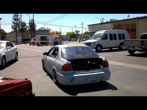 cali customs first body dropped honda civic...