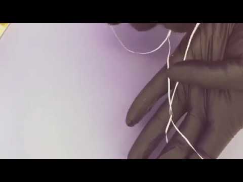 Single lasso floss tie - YouTube