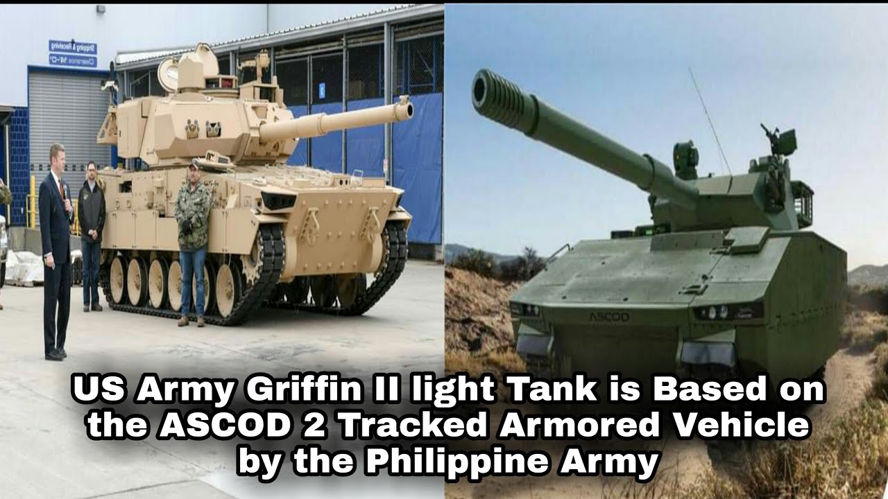 US Army Griffin II light tank is based on the ASCOD 2 tracked armored ...