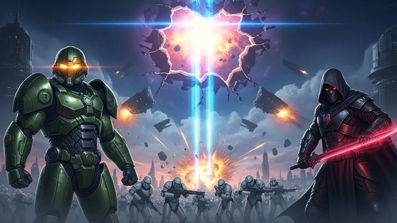 What If Master Chief Faced Darth Vader? | Ultimate Sci-Fi Showdown ...