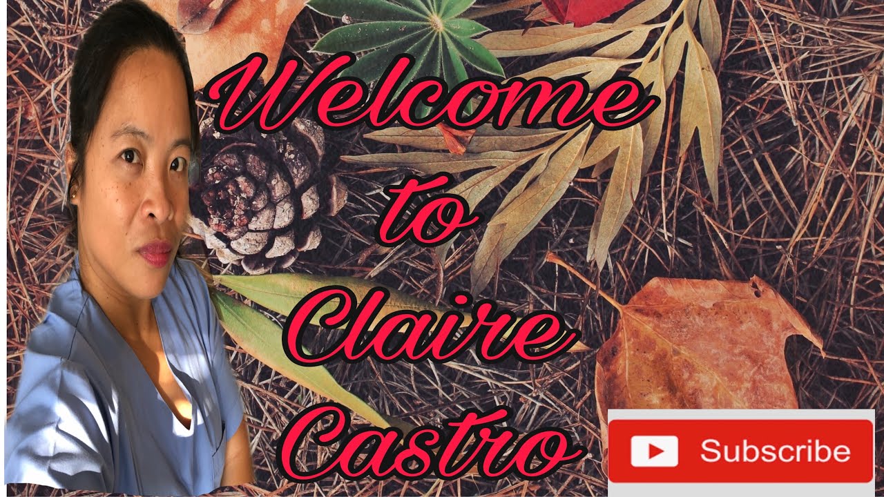 Claire R Castro |My first intro - YouTube