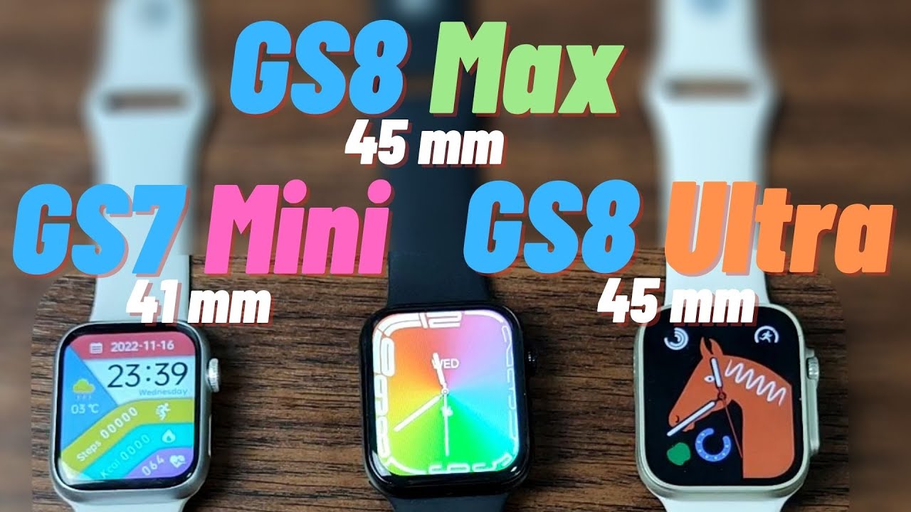 Gs8 Ultra vs. GS8 Max vs. GS7 Mini - Швидке порівняння - Comparison ...