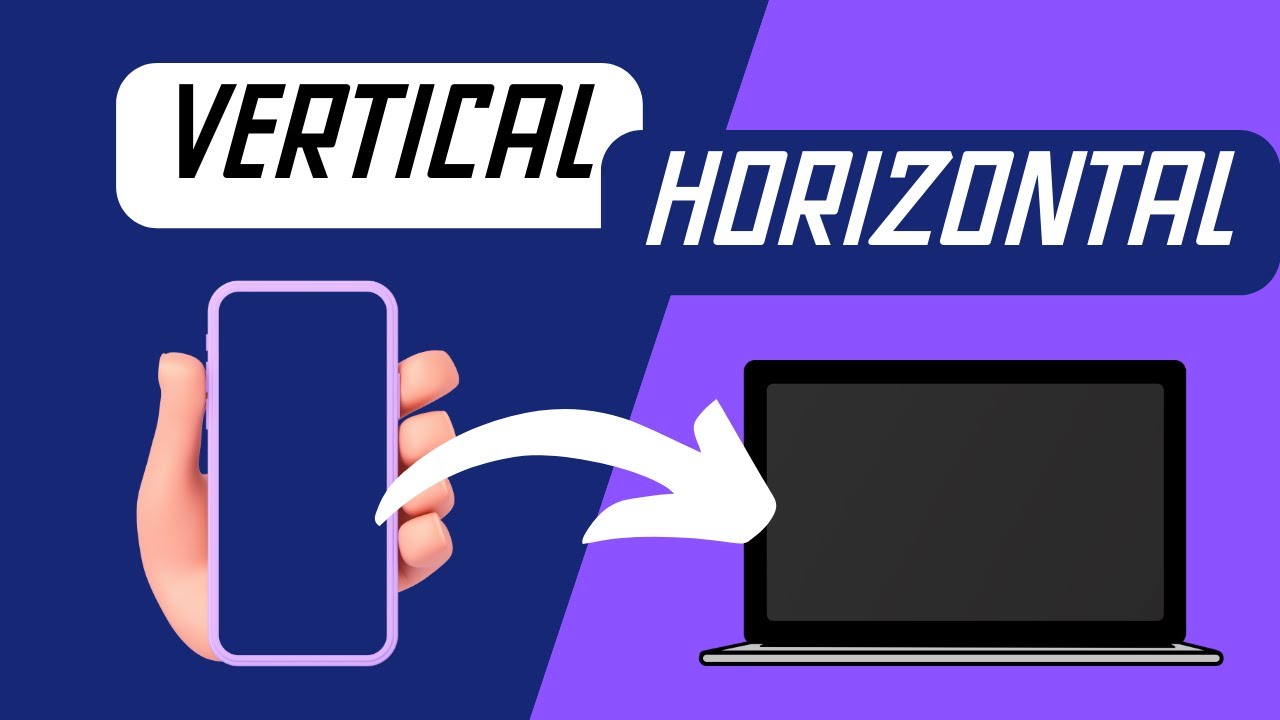 Como converter um vídeo vertical para o formato horizontal - YouTube