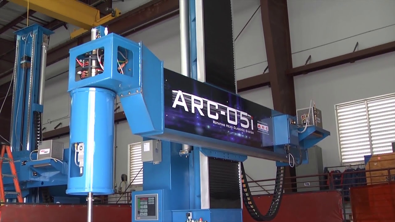 ARC-05i Rotating Head Cladding System - YouTube
