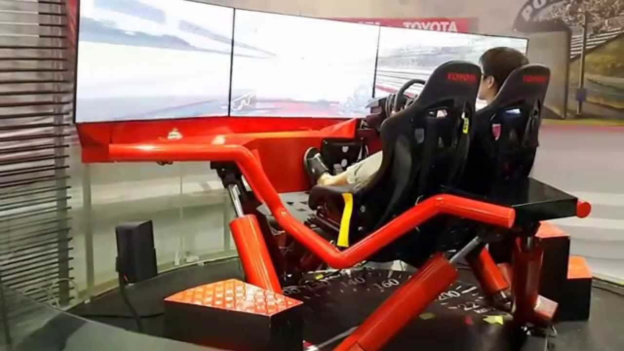 The Style Toyota Simulator Racing Car - YouTube