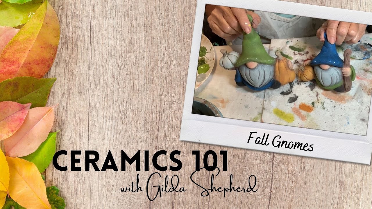 Ceramics 101: Fall Gnomes - YouTube
