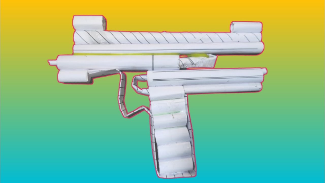 Making A Powerful PAPER GUN That Shoots paper Bullets || How to make a ...