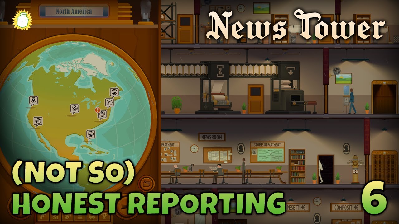 LYING Through My TEETH in News Tower | Part 6 - YouTube