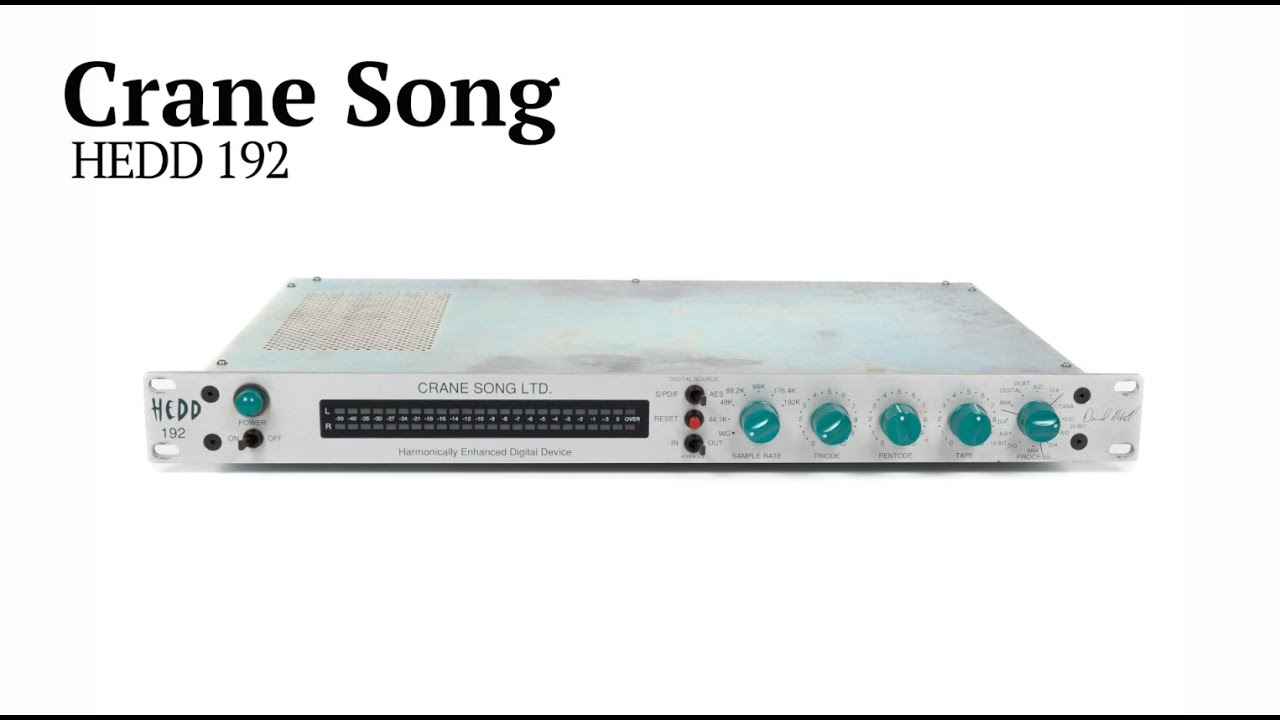 Crane Song HEDD 192 from Billy Bush - YouTube