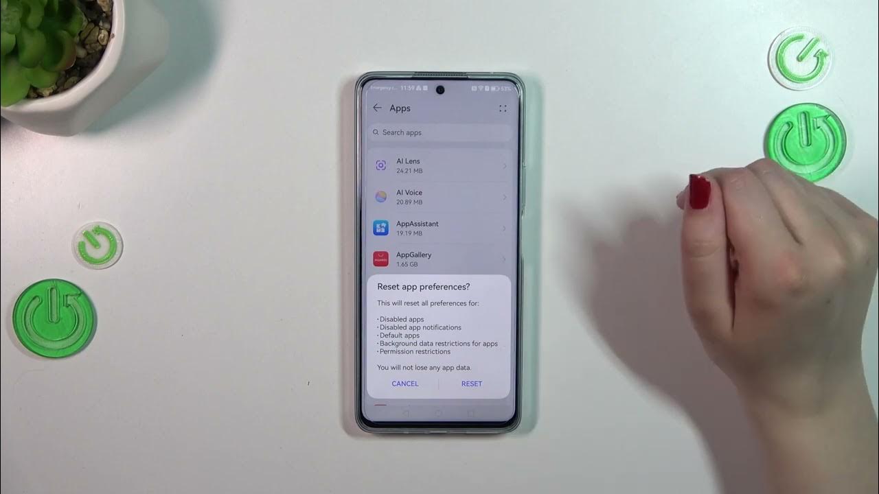 How to Reset App Preferences on HUAWEI Nova 11i? - YouTube