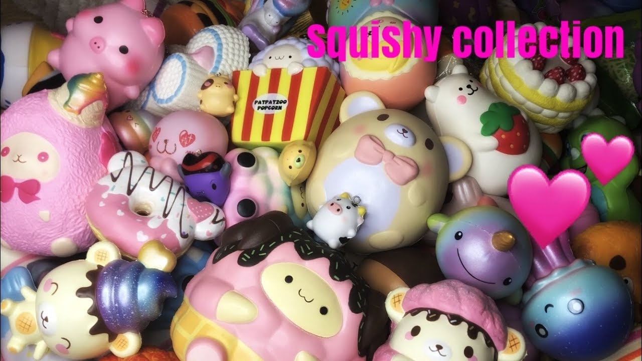 MASSIVE 2018 SQUISHY COLLECTION|| OVER 500 SQUISHYS!! - YouTube