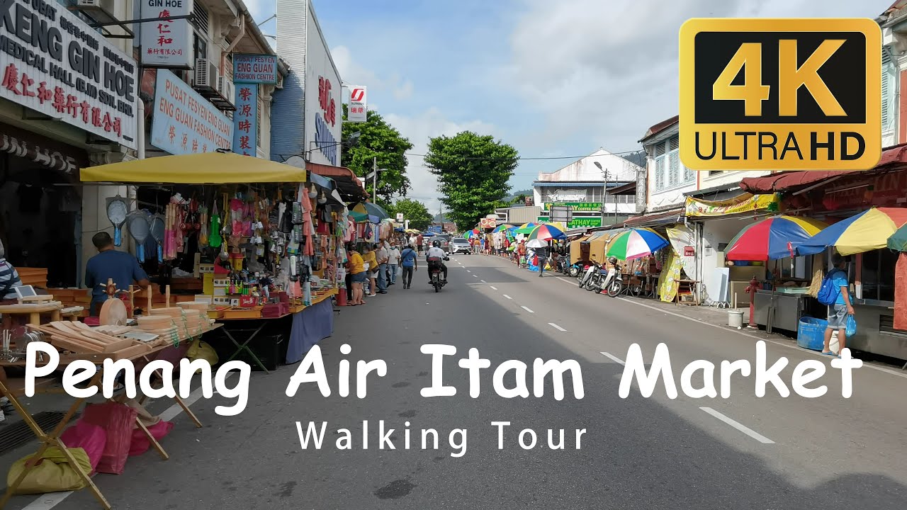 Penang Malaysia Penang Hill to Air Itam Market 4K Walking Through - YouTube