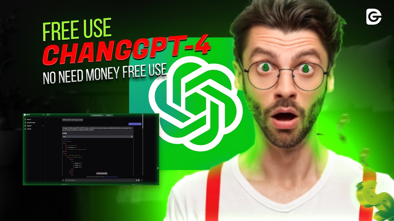 Free Access Or Use Chat GPT 4 in 2024 || Free Use ChatGpt-4 - YouTube