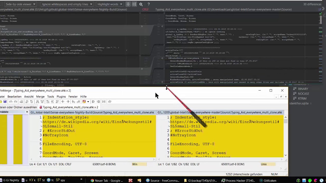 short compare of WinMerge v2 and Merging used in IntelliJ IDEA - YouTube