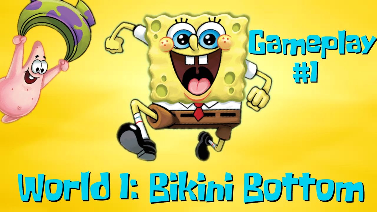 SpongeBob Patty Pursuit Gameplay #1 (World 1: Bikini Bottom) - YouTube