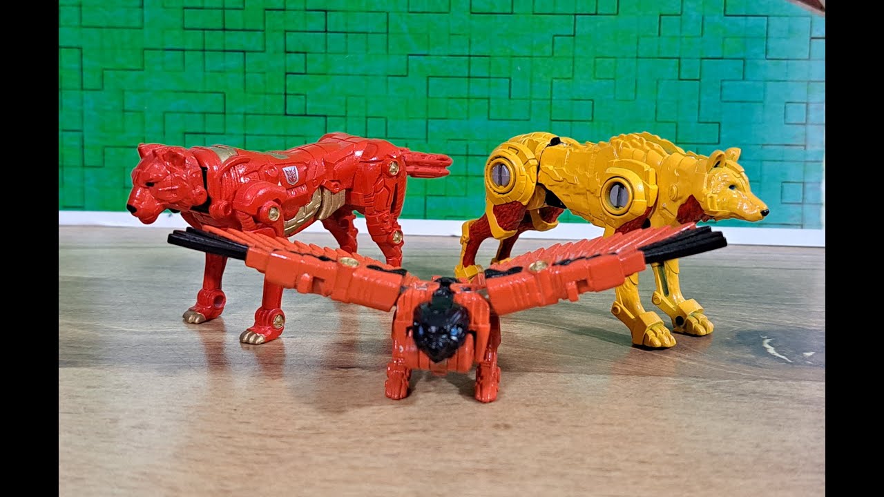 Custom Review of the Transformers ROTB Shattered Glass Predacons - YouTube