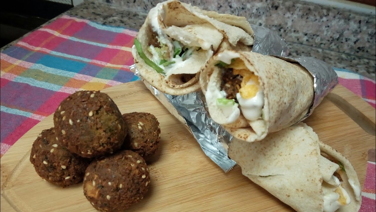 Falafel recipe || Falafel Rolls - YouTube