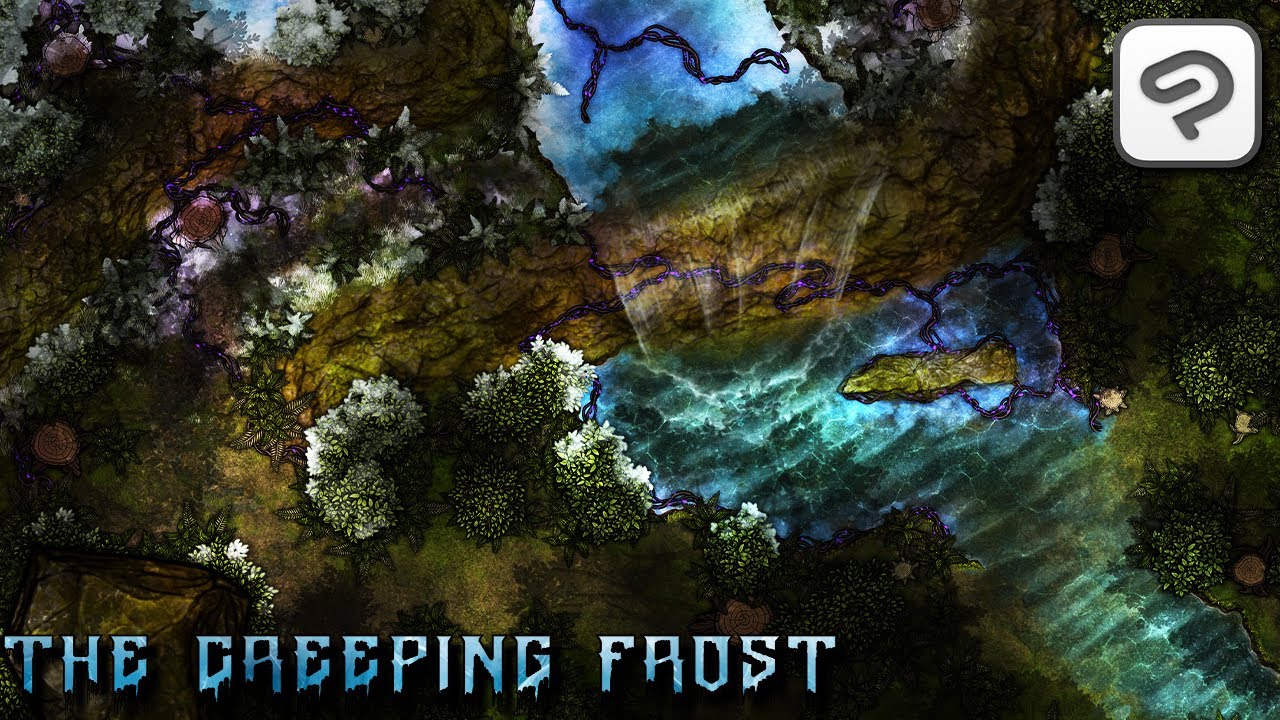 Battlemap Time-lapse - The Creeping Frost - YouTube